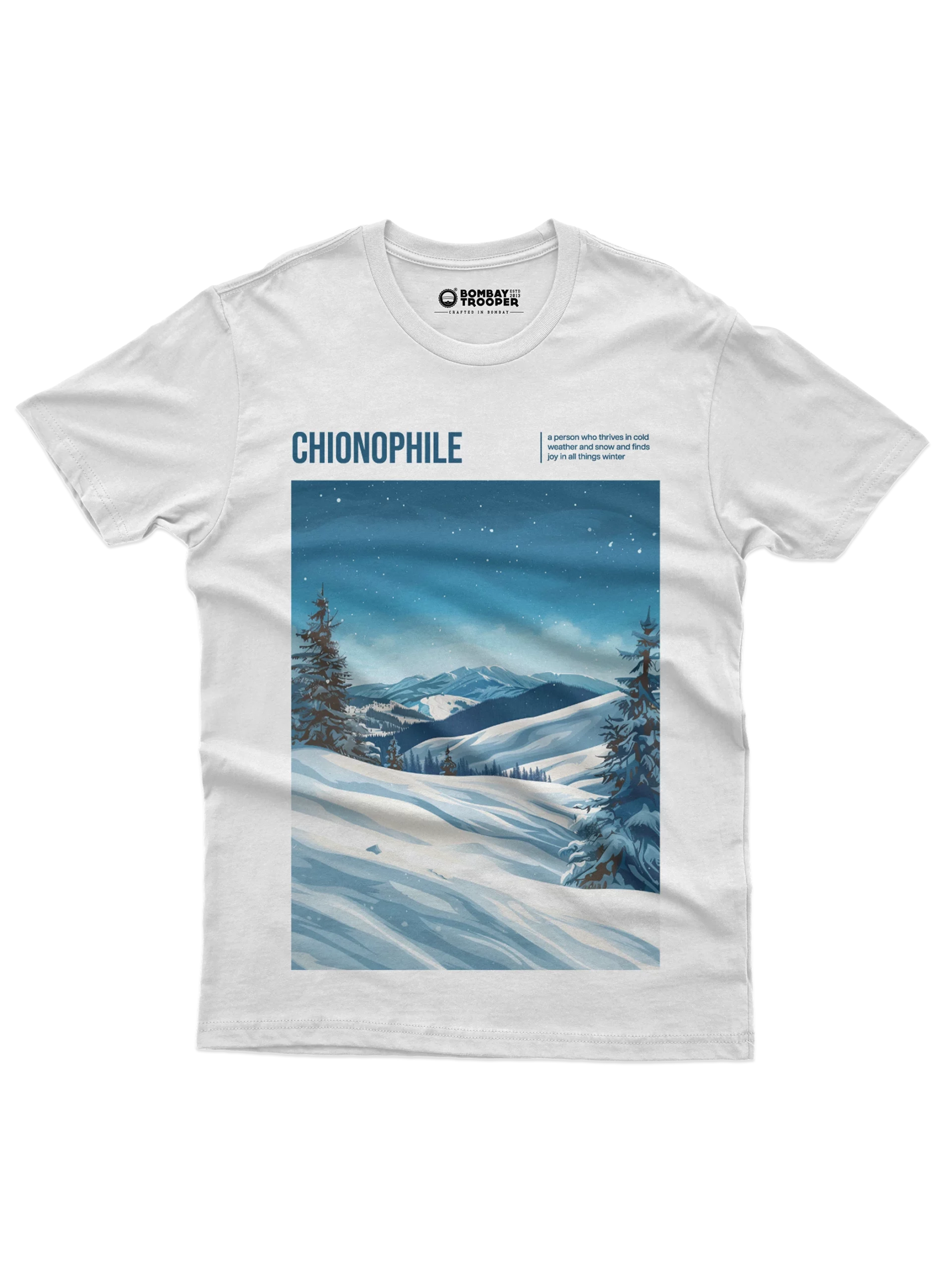Chionophile Snow Art Graphic T-shirt