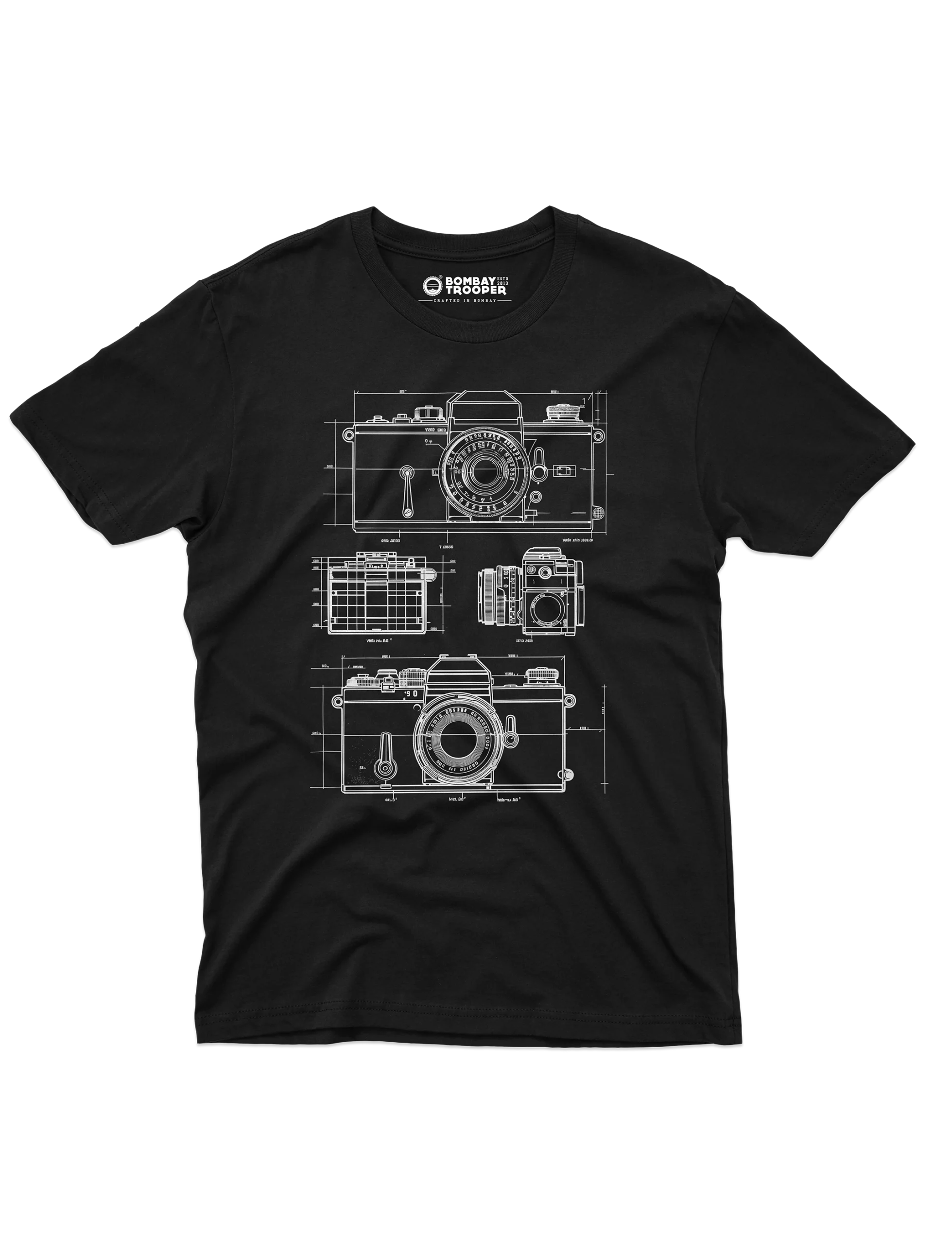 Vintage Camera Printed T-shirt