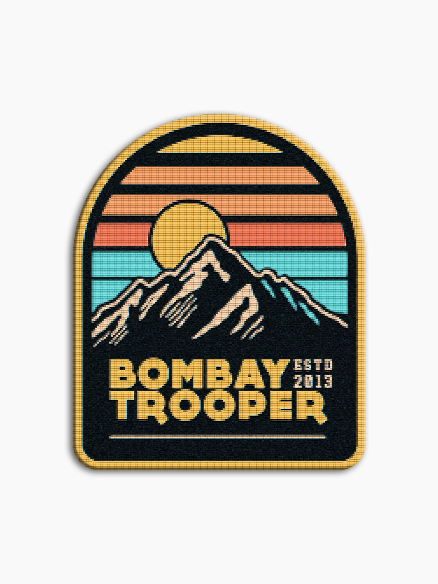 Bombay Trooper Iron-on Embroidery Patch