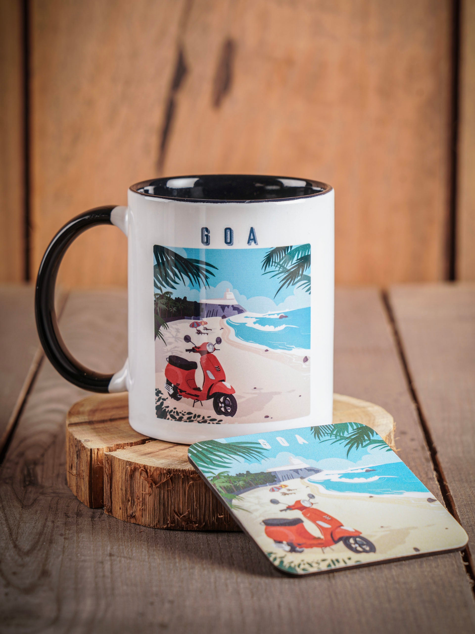 Life In Goa: Sketches Of India - Ceramic Mug